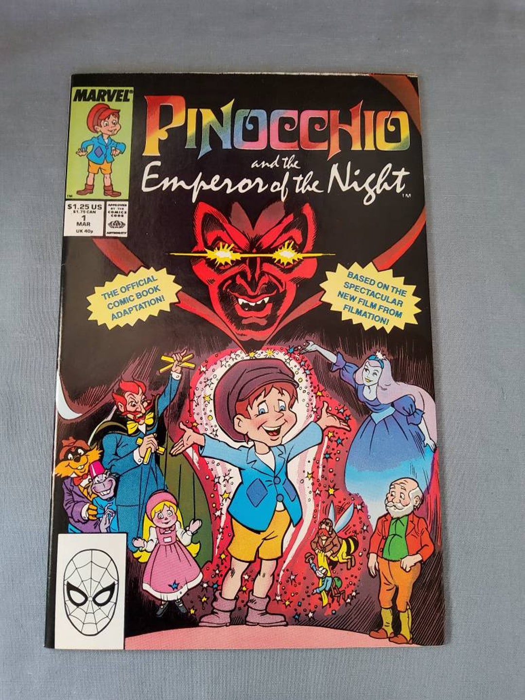1987 Pinocchio and the Emperor of the Night Comic Book - Etsy