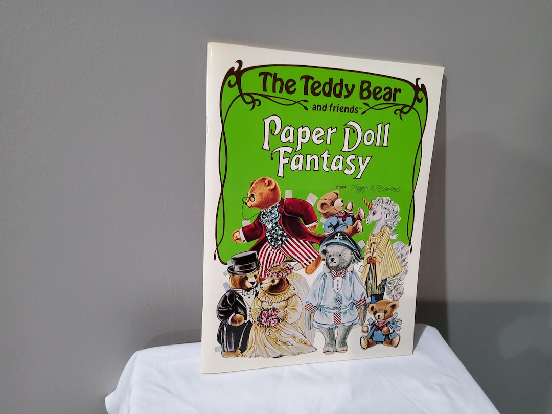 1984 the Teddy Bear and Friends Paper Doll Fantasy - Etsy