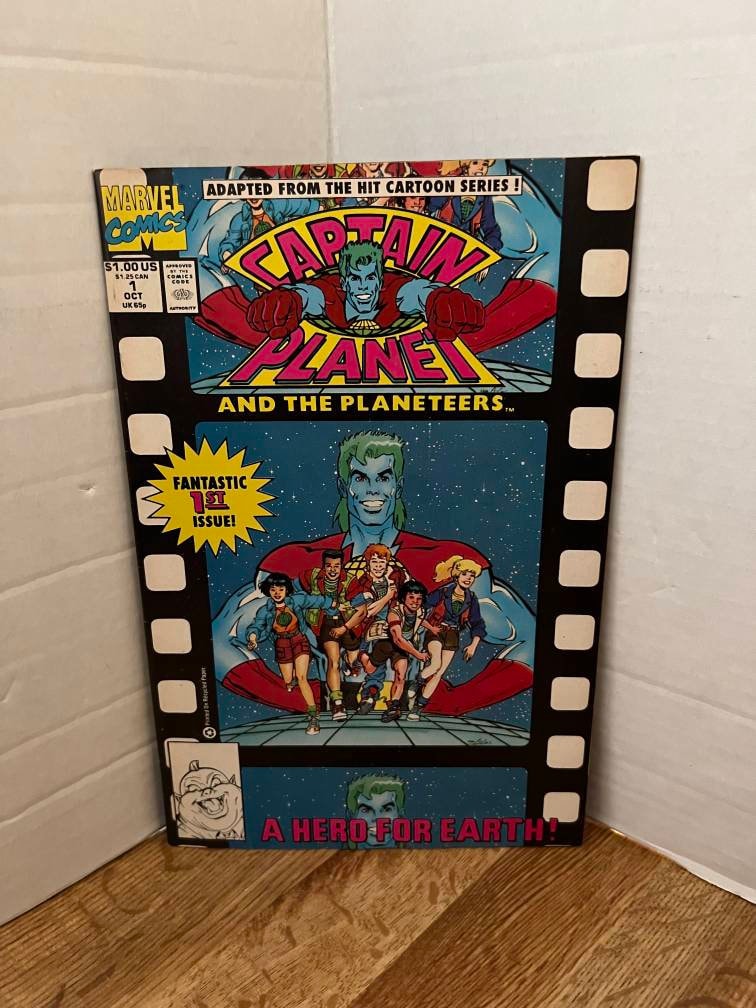 Captain Planet Comic Art