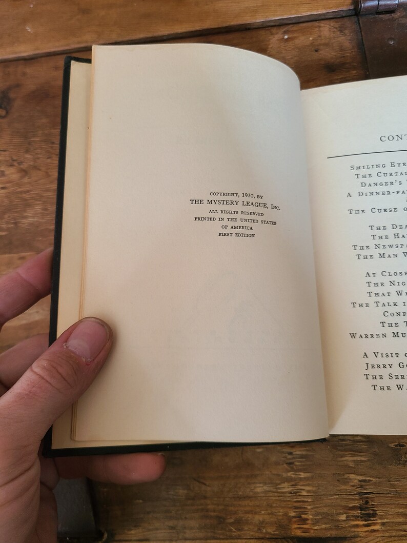 The Curse of Doone. Sydney Horler. Mystery. First Edition Thus. 1930 ...