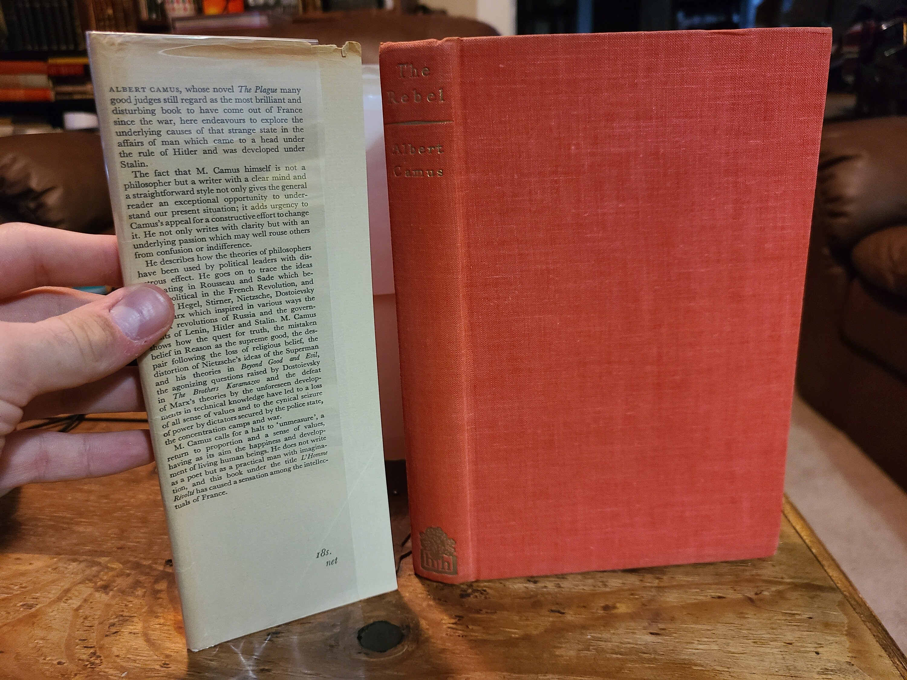 The Rebel. Albert Camus. Hamish Hamilton. First U.K. Edition. - Etsy