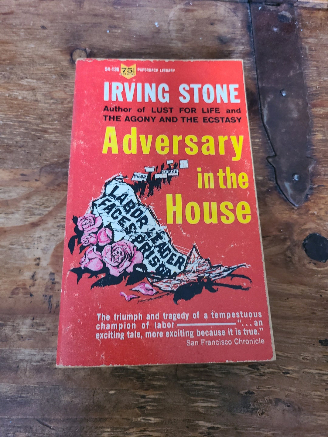 Adversary in the House. Irving Stone. Paperback Library. First Printing ...