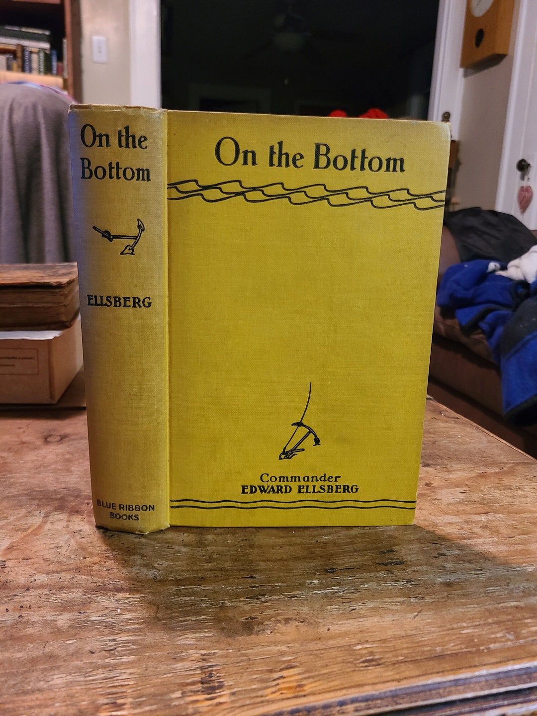 On the Bottom. Commander Edward Ellsberg. Blue Ribbon. 1929. - Etsy