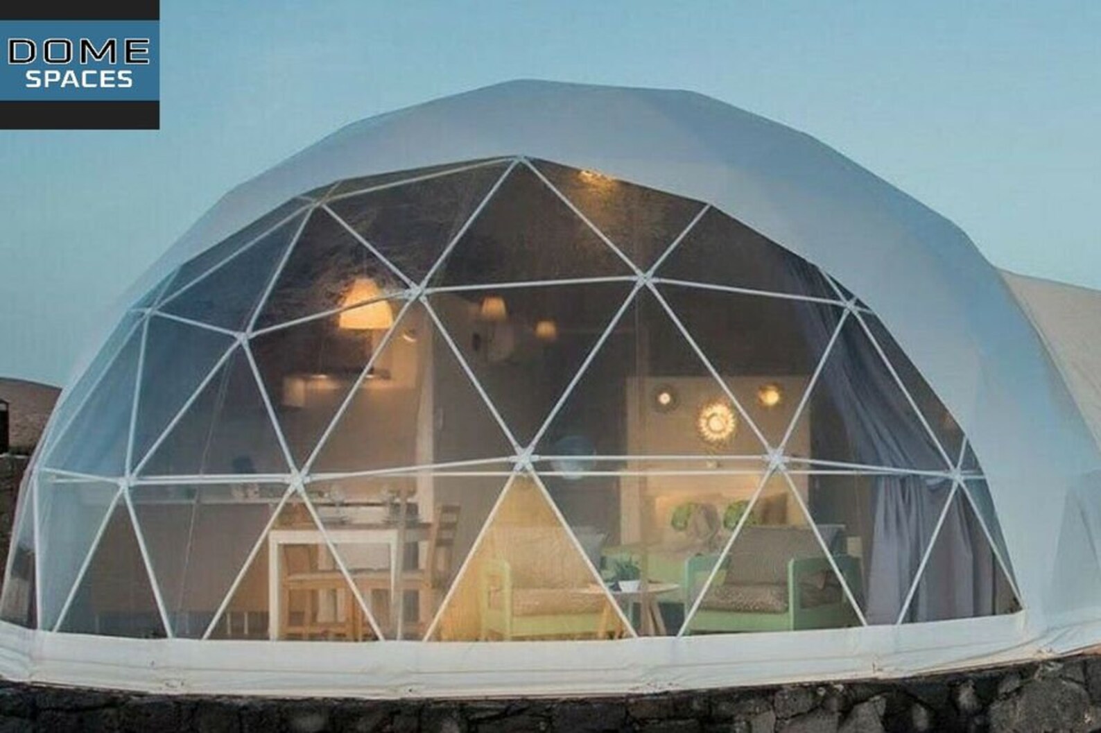 Geodesic Dome 49 Ft in Diameter by Domespaces DS1540. Luxury Camping - Etsy