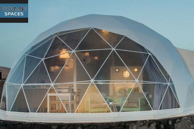 Geodesic Dome 49 Ft in Diameter by Domespaces DS1540. Luxury Camping - Etsy
