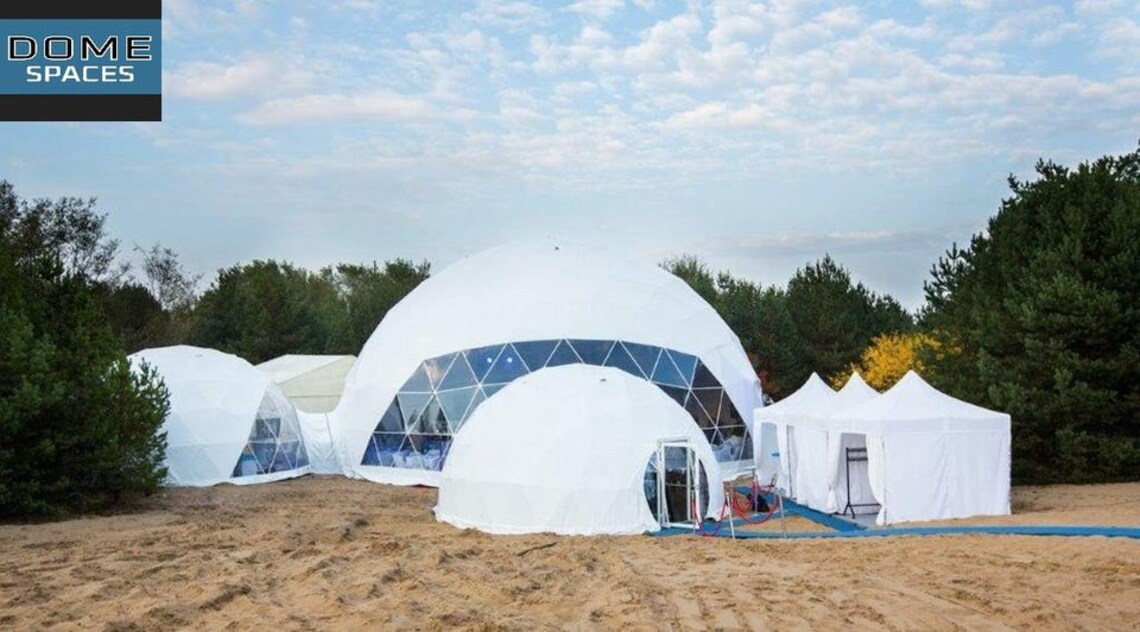 Geodesic Dome 49 Ft in Diameter by Domespaces DS1540. Luxury - Etsy