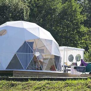 Geodesic Dome 49 Ft in Diameter by Domespaces DS1540. Luxury Camping - Etsy