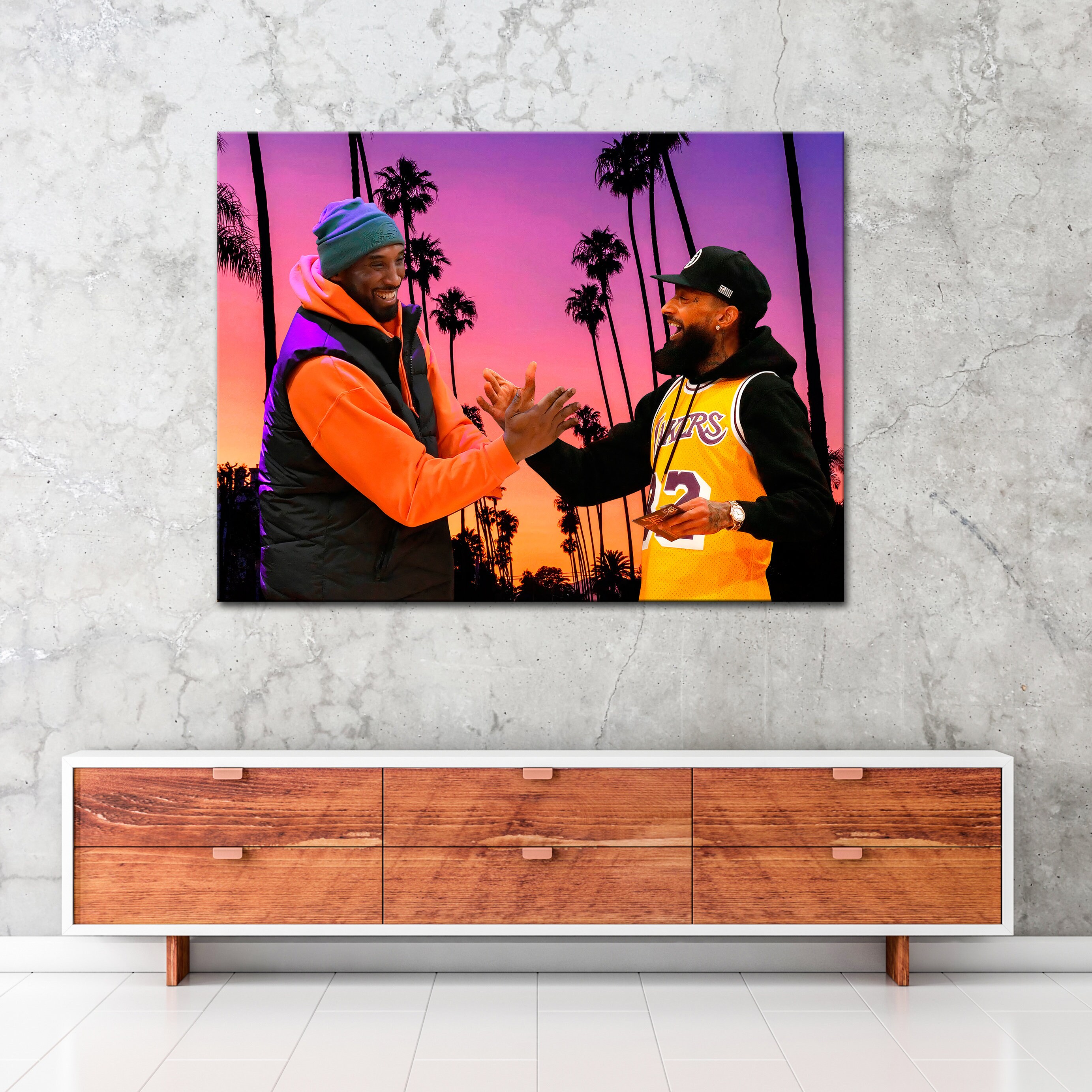 Kobe Bryant & Nipsey Hussle Framed Canvas Wall Art | Etsy Kobe Bryant & Nipsey Hussle Framed Canvas Wall Art | Etsy