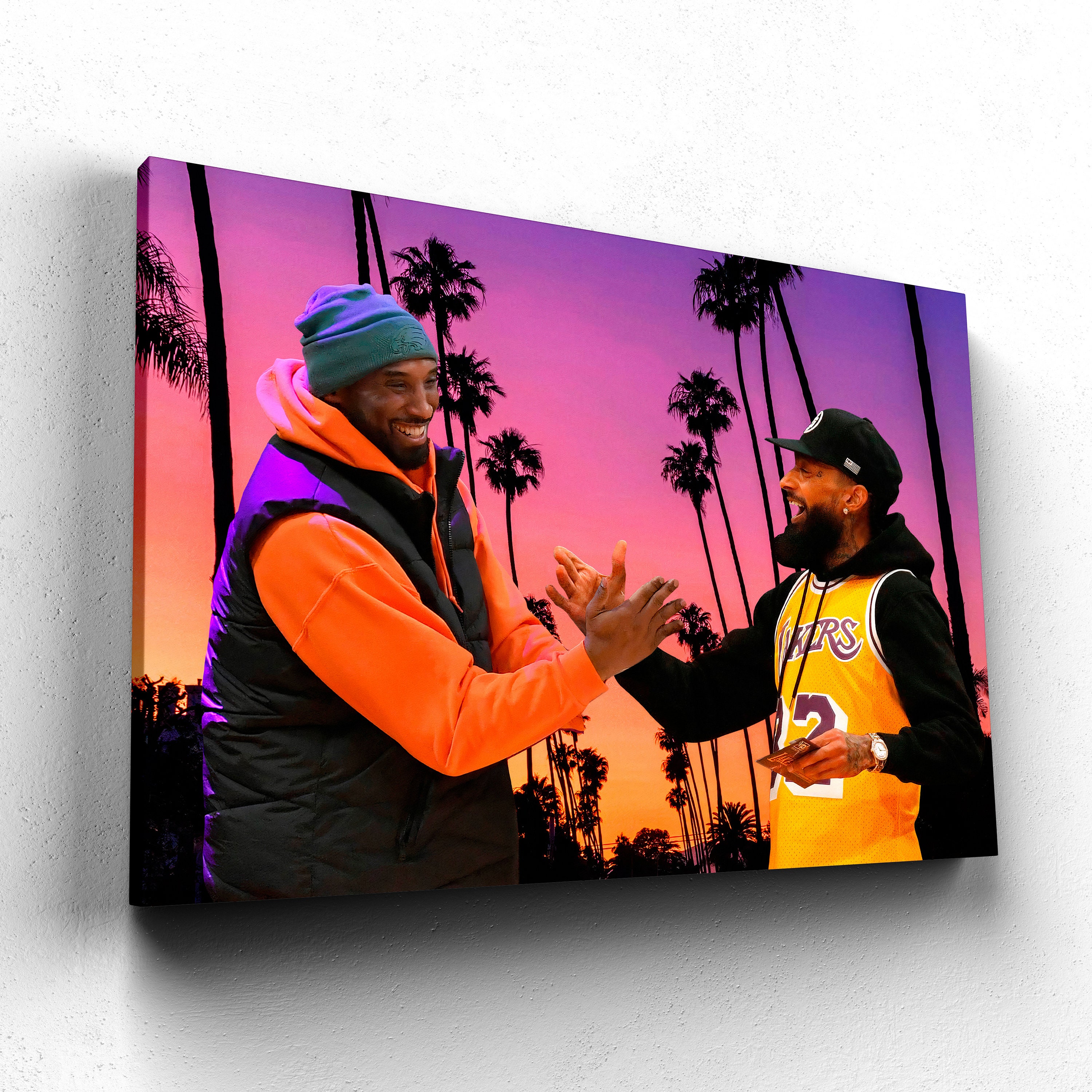 Kobe Bryant & Nipsey Hussle Framed Canvas Wall Art | Etsy Kobe Bryant & Nipsey Hussle Framed Canvas Wall Art | Etsy