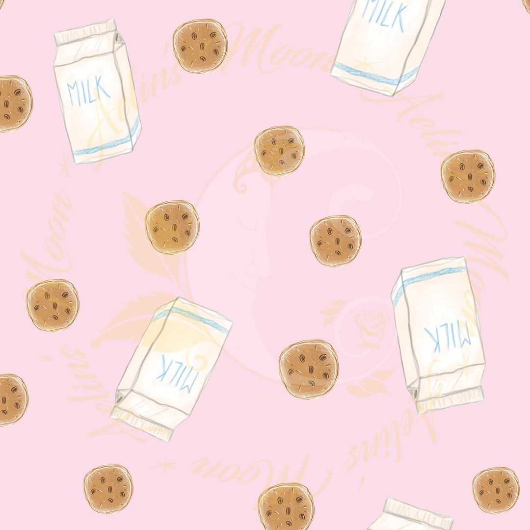 Milk and Cookies Pink - Etsy