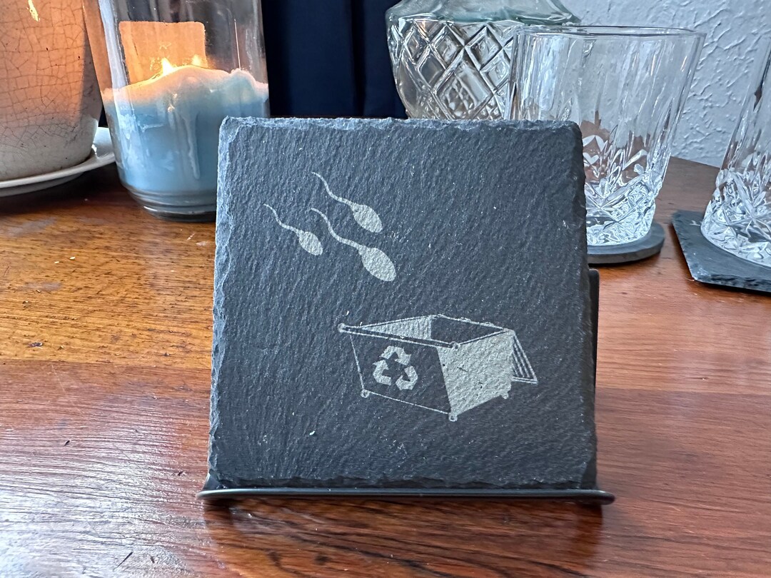 Cum Dumpster Coaster - Etsy