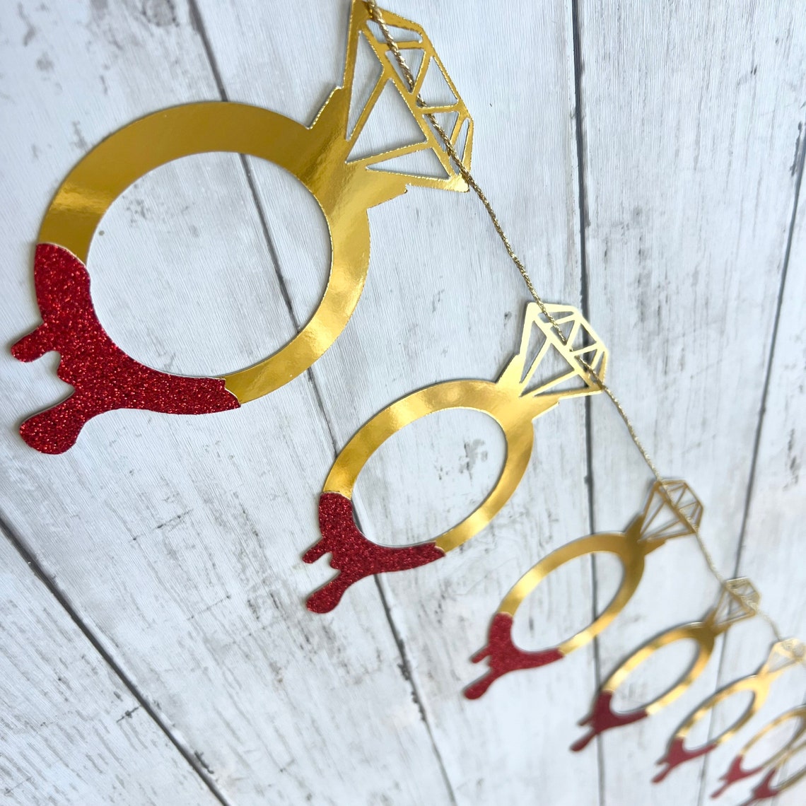 Blood Horror Gothic Halloween Ring Bride to Be Tattoo Murder - Etsy