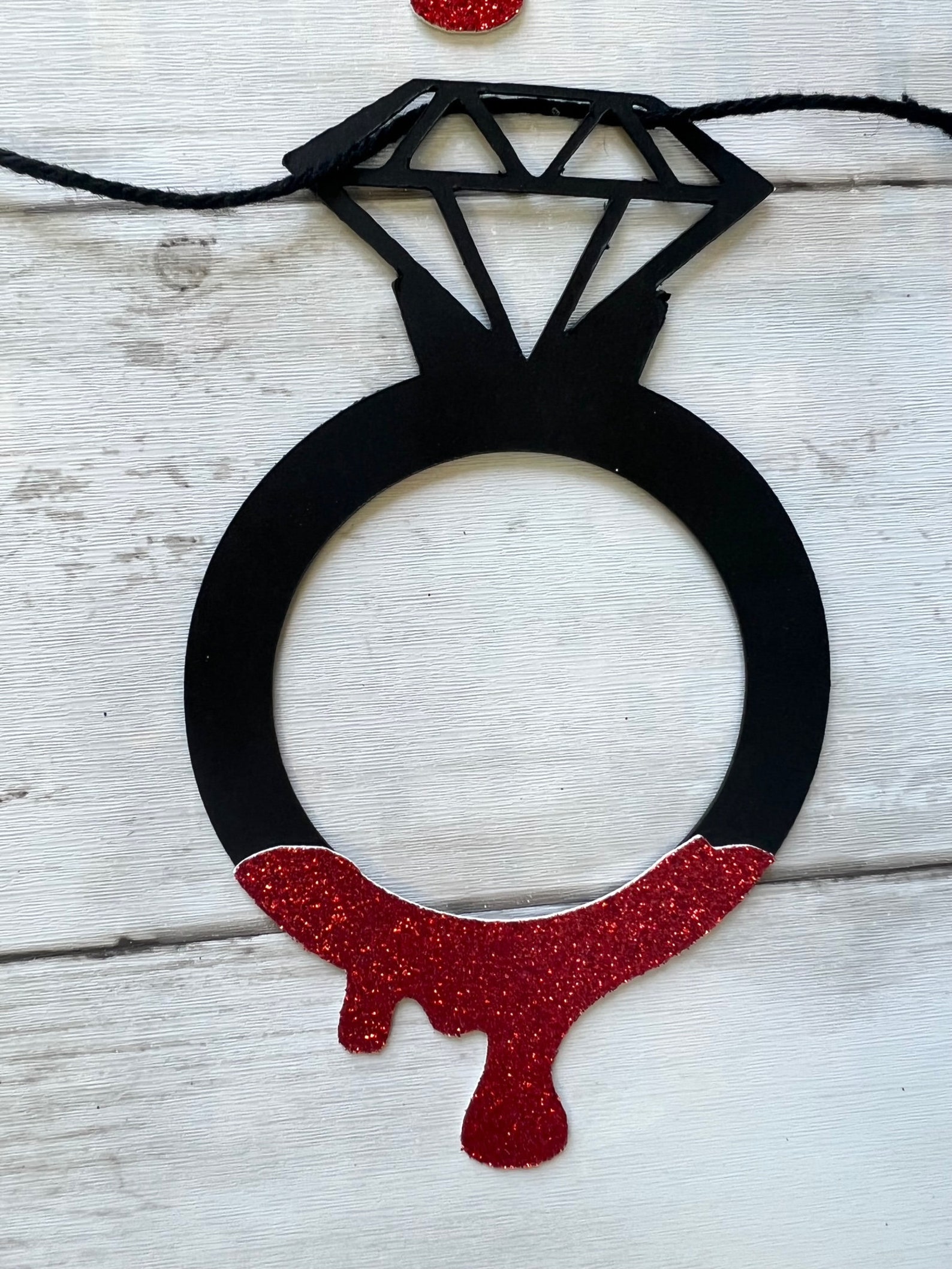 Blood Horror Gothic Halloween Ring Bride to Be Tattoo Murder - Etsy