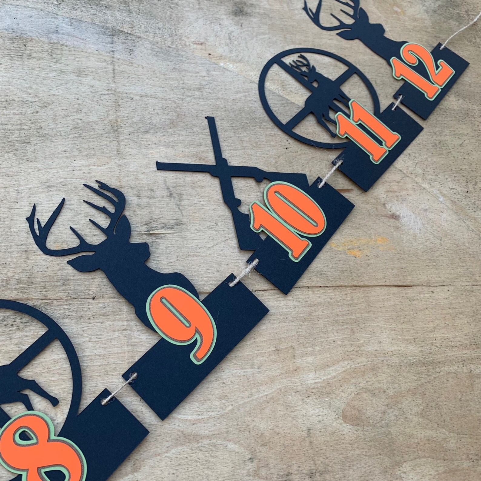 Deer Hunting First Birthday ONE Monthly Milestone Photo - Etsy