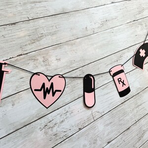 Black Pink Nurse Doctor Medical Assistant PA Lab Surgical - Etsy