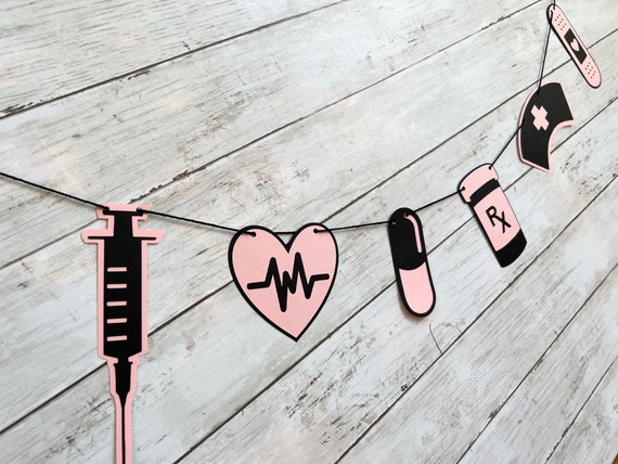 Black Pink Nurse Doctor Medical Assistant PA Lab Surgical - Etsy