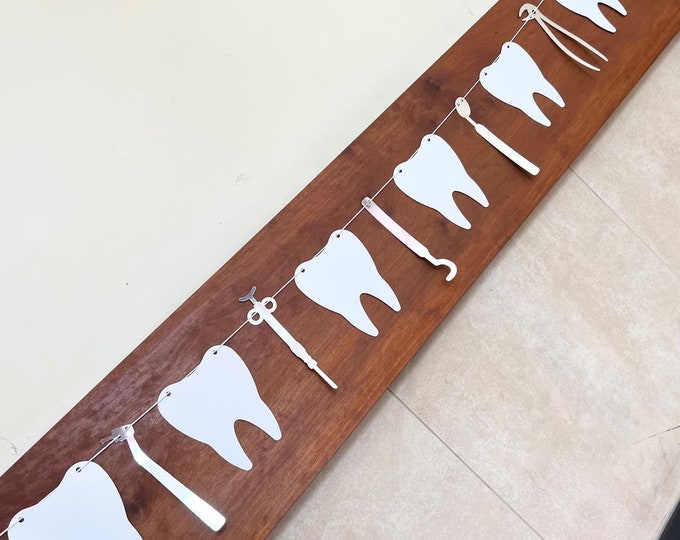 DIY Tooth Banner Instant Download Printable PDF File Includes All ...