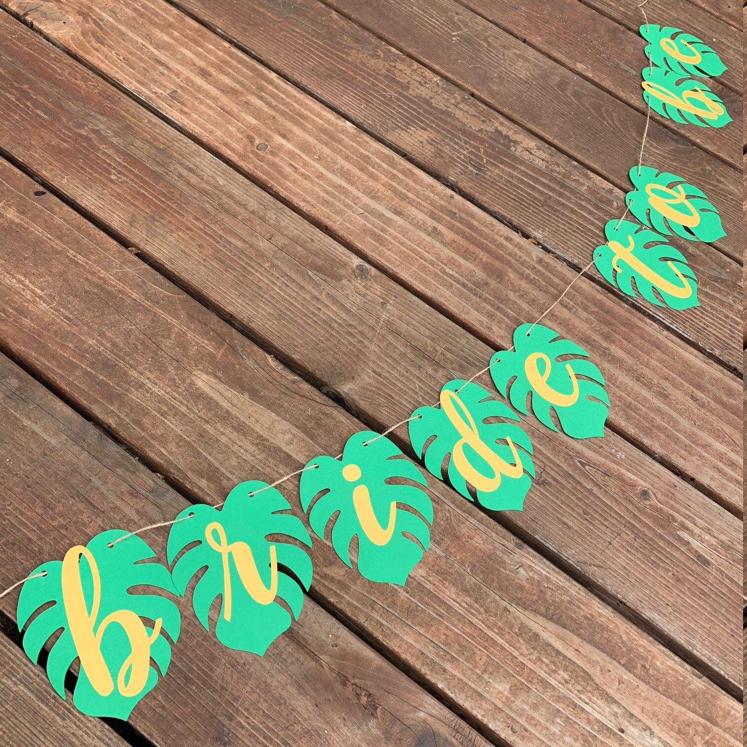 Tropical Bride to Be Banner Tropical Bridal Shower Banner | Etsy