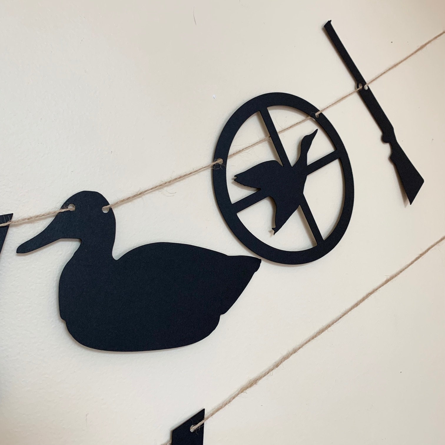 Duck Hunting Happy Birthday Banner Garland Duck Hunting - Etsy