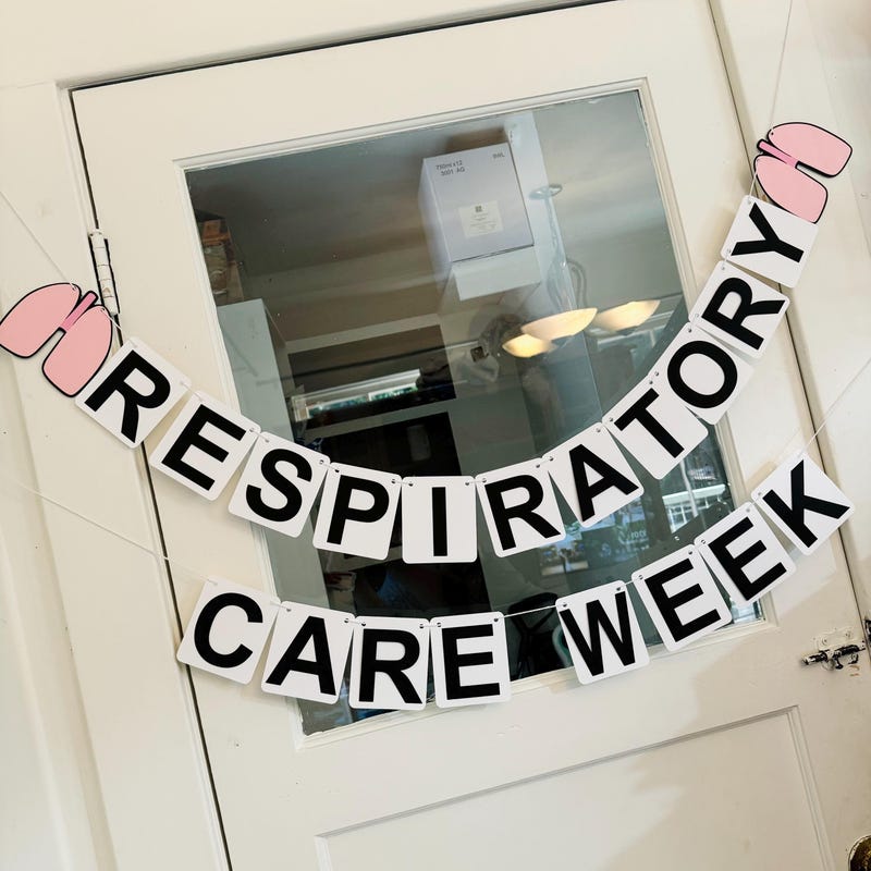 Respiratory Care Week Banner - Etsy