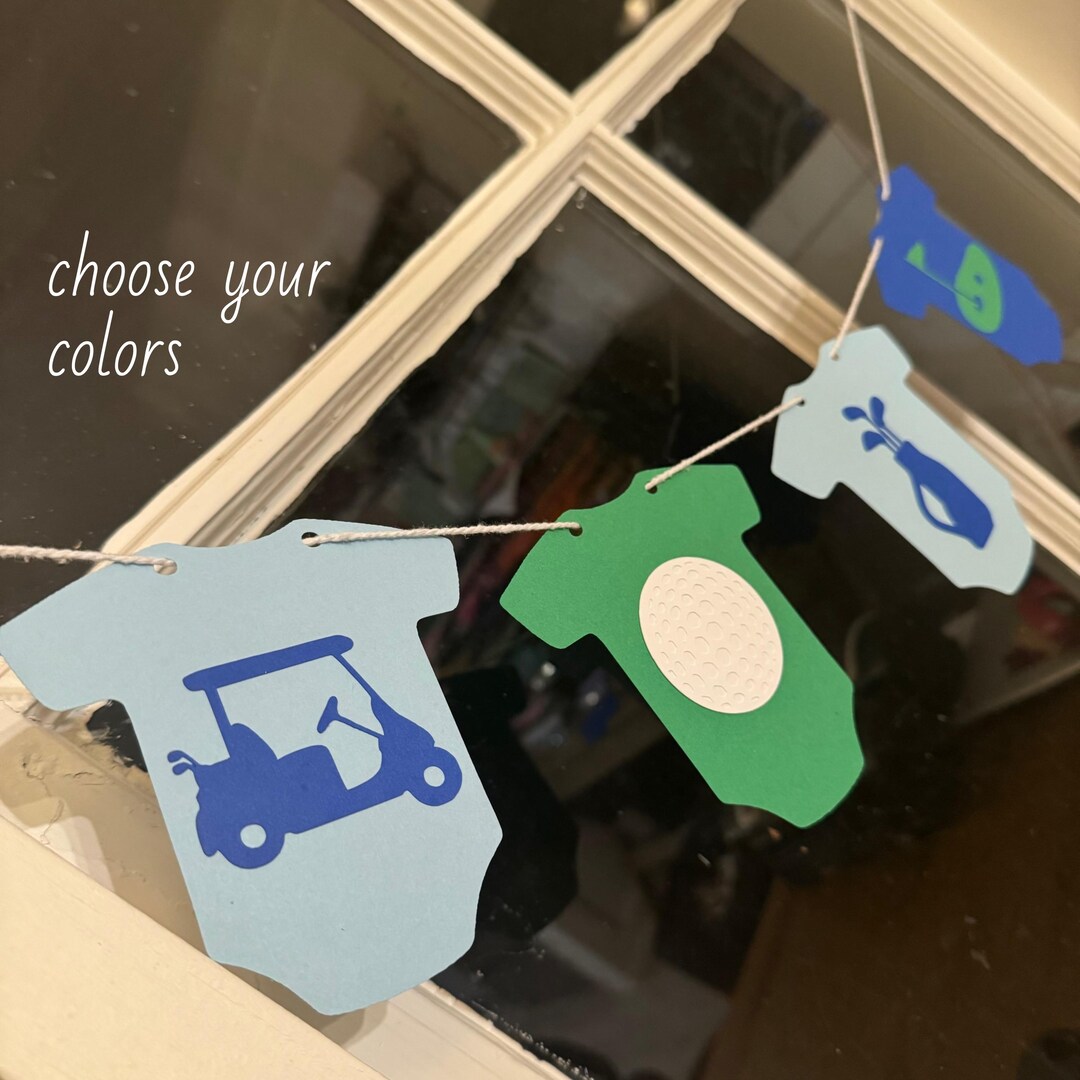 Golf Little Putter Hole in One Sports Boy Coed Sports Baby Shower Party ...