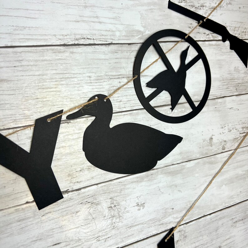Duck Hunting Happy Birthday Banner Garland Duck Hunting - Etsy