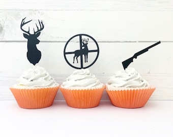 Deer Cupcake Toppers - Etsy