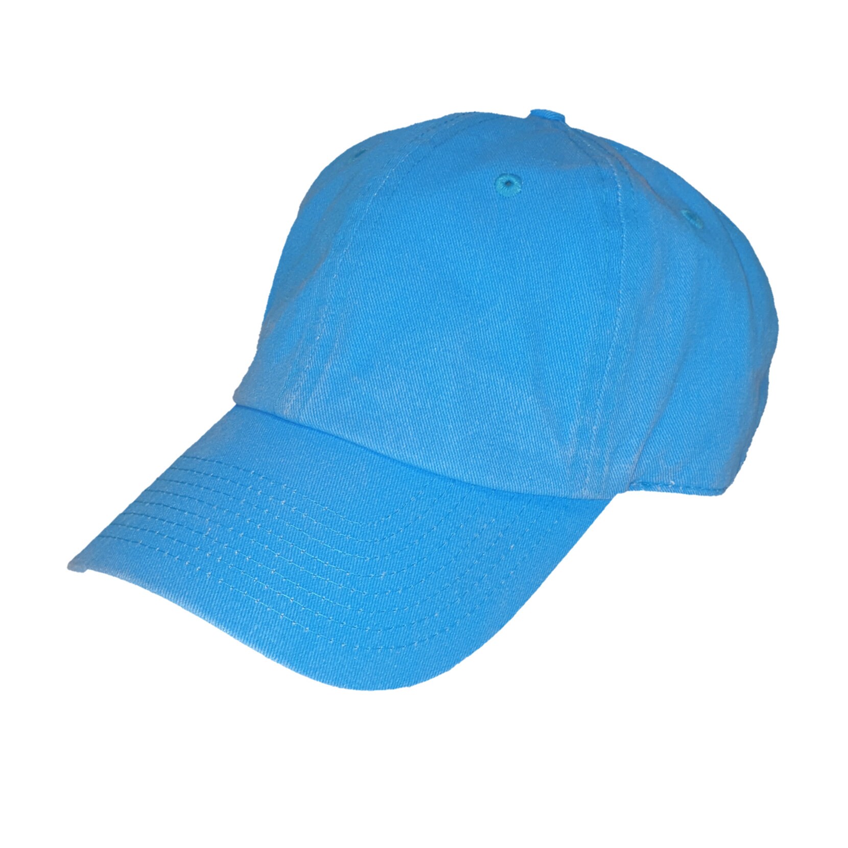 100% Cotton Neon Baseball Cap - Neon Dad Hat - Etsy