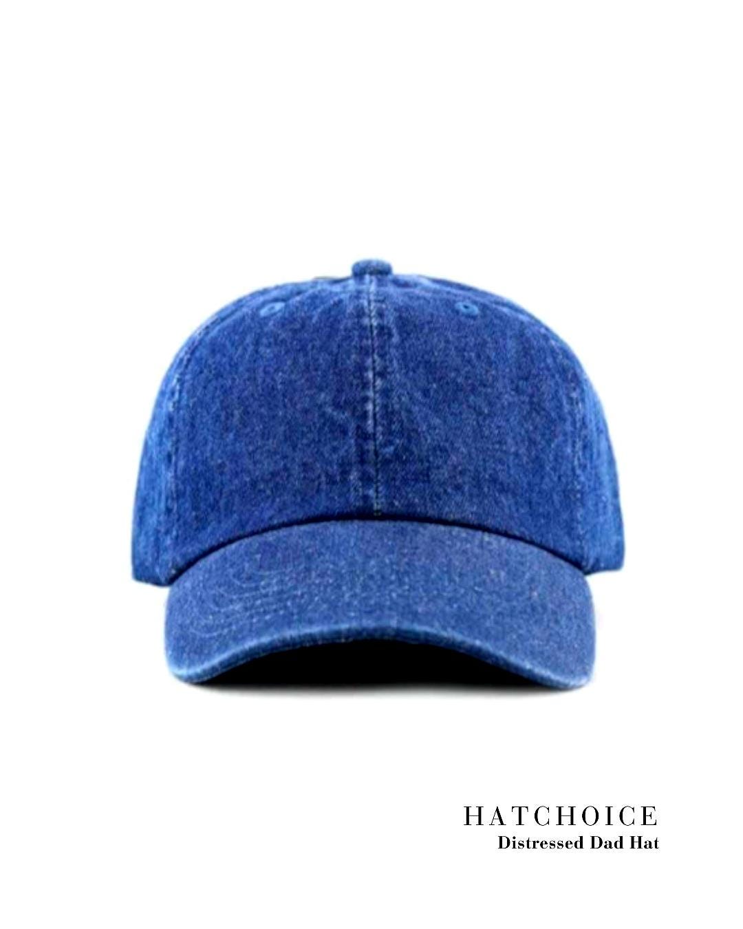 Classic Denim Cap - 100% Cotton Denim Baseball Cap Hat, Women Men ...