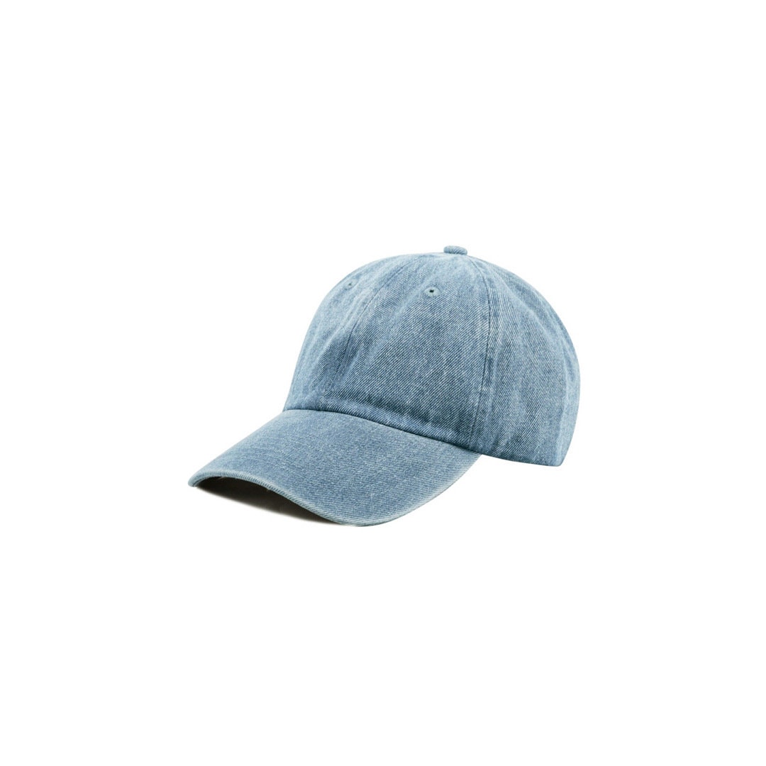 Classic Denim Cap - 100% Cotton Denim Baseball Cap Hat, Women Men ...