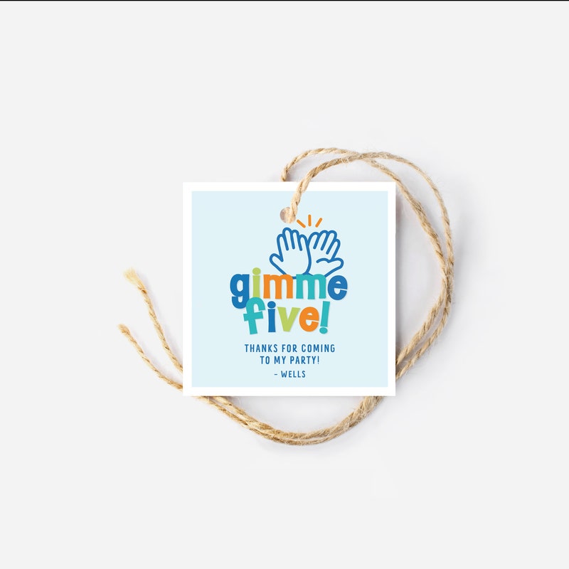 High Five Birthday - Etsy