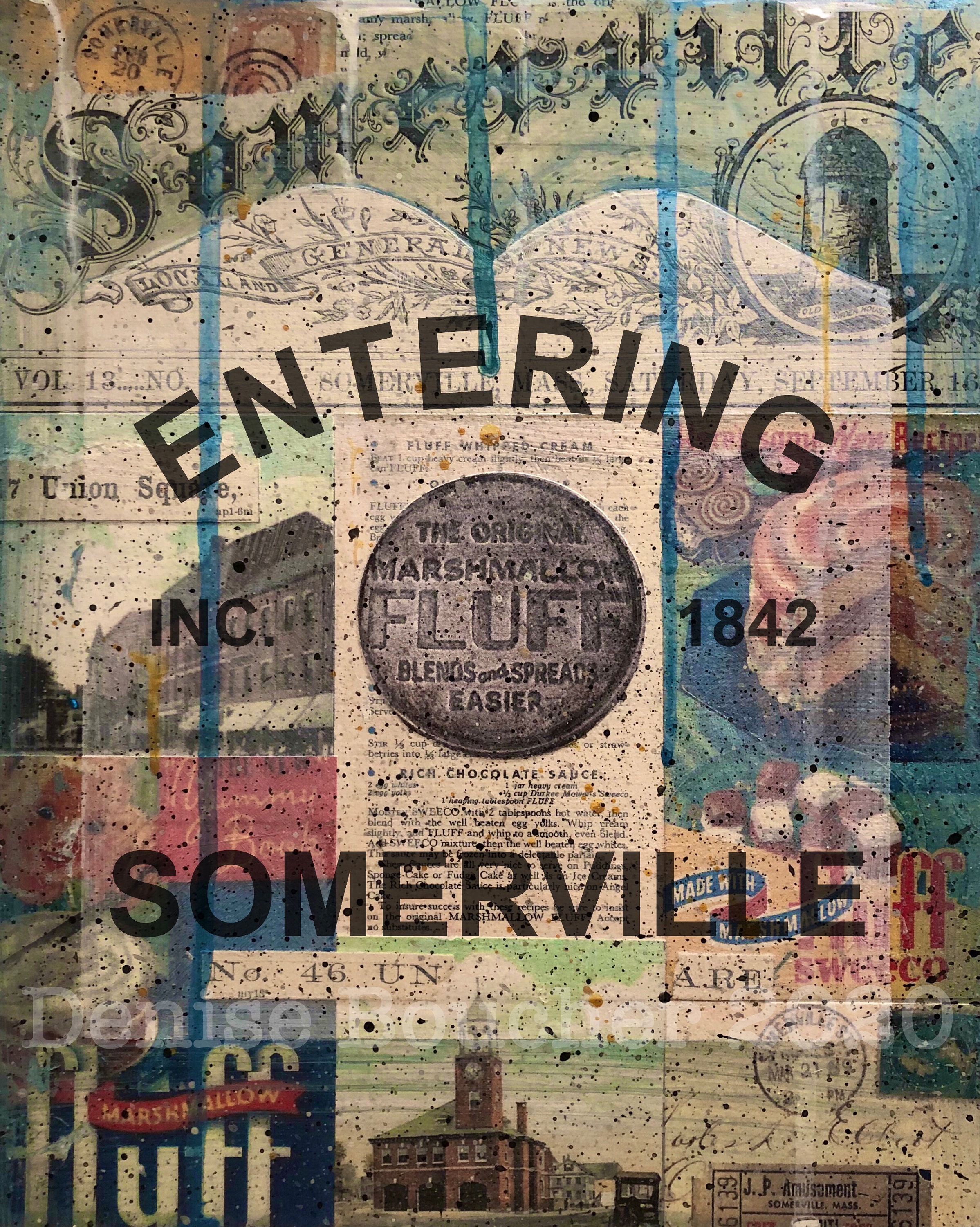 Entering Somerville - Print 8x10 | Fluffernutter | Union Square ...