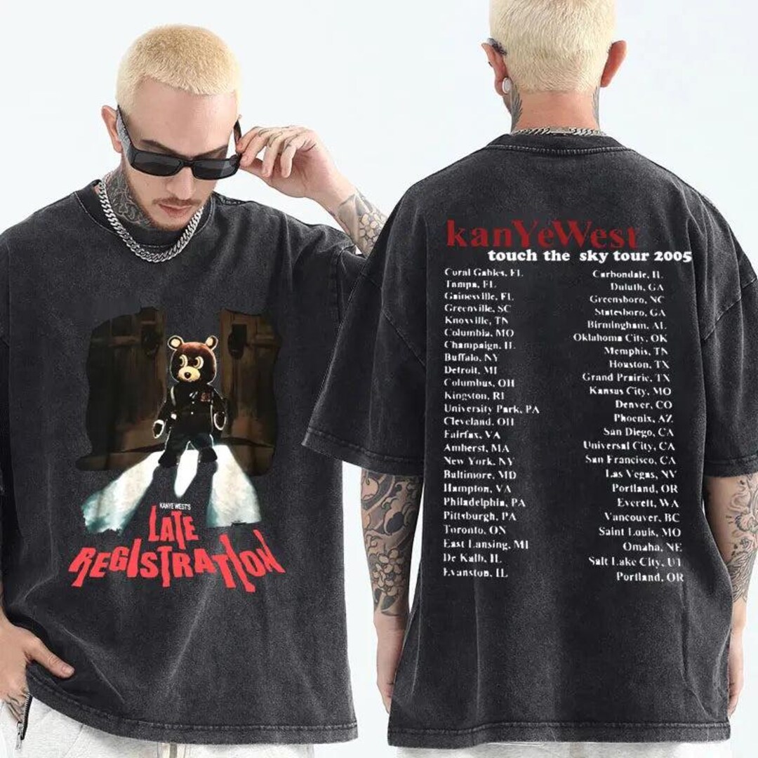 Kanye West Late Registration Tour 2005 T-shirt Vintage Hip Hop Tee - Etsy