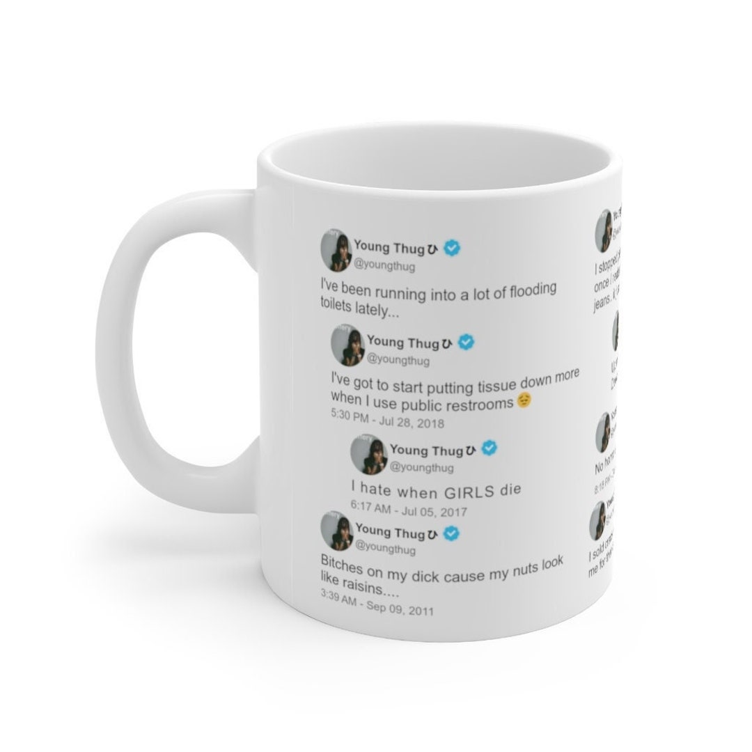 Young Thug's Greatest Hits | Twitter Edition | 11oz Ceramic Mug - Etsy