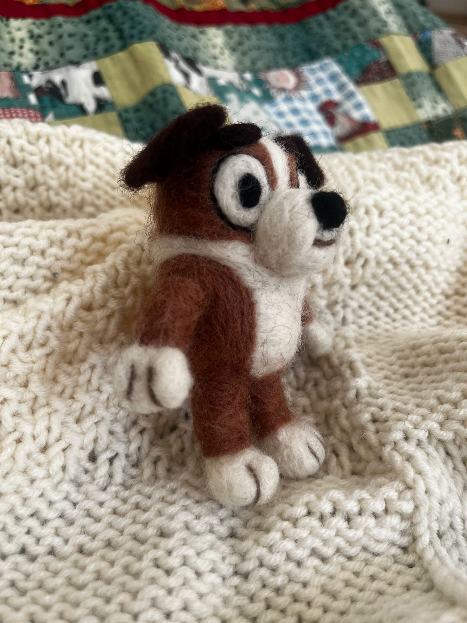 Bluey Inspirations Needle Felted Winton - Etsy