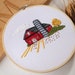 PDF Embroidery Pattern, Red Barn Digital Pattern for Beginners - Etsy