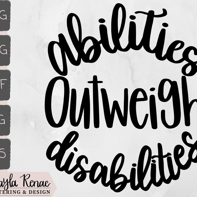 Disability Svg - Etsy