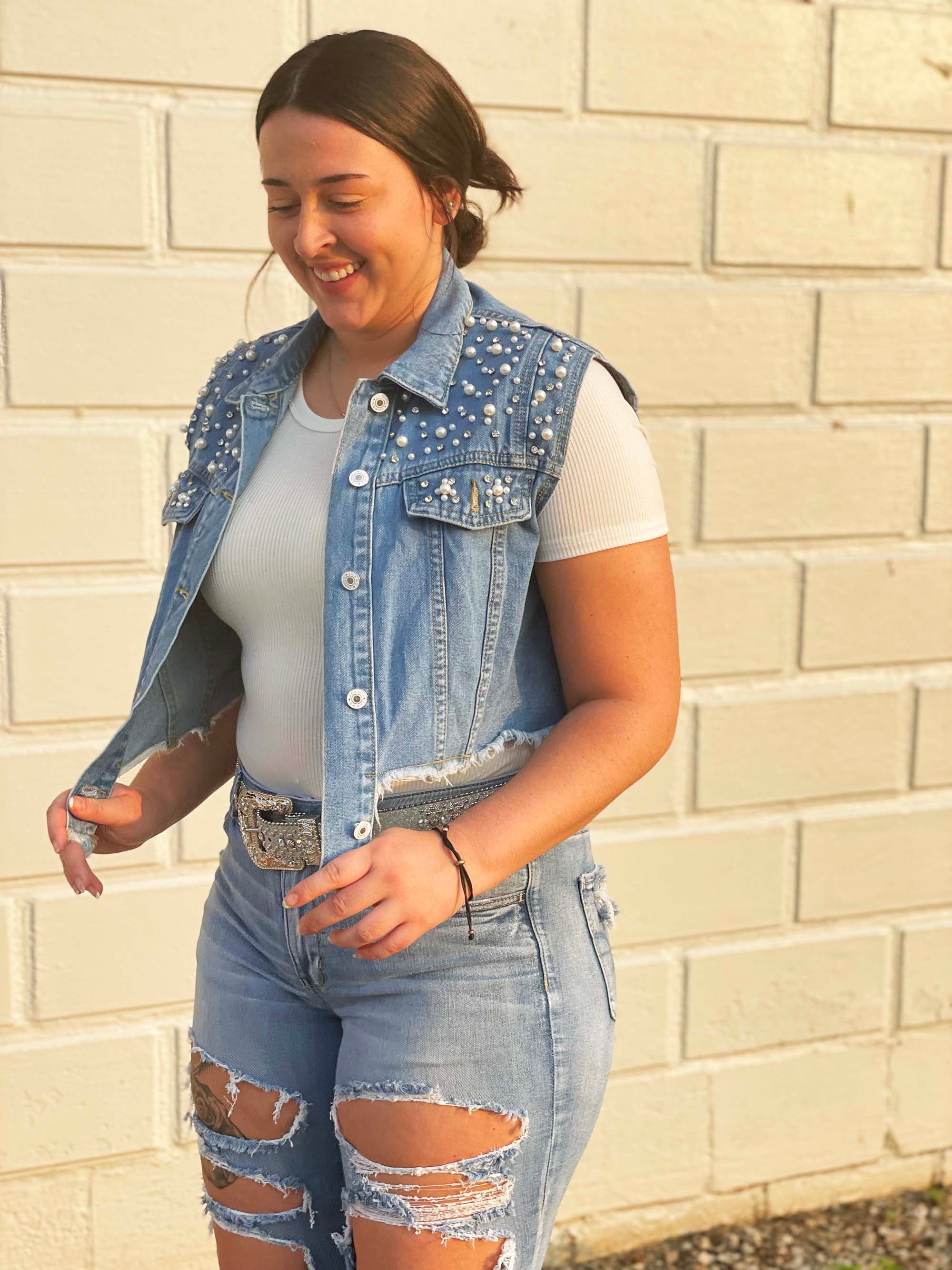 Custom Denim Vest Jacket Morgan Wallen Painted Denim - Etsy