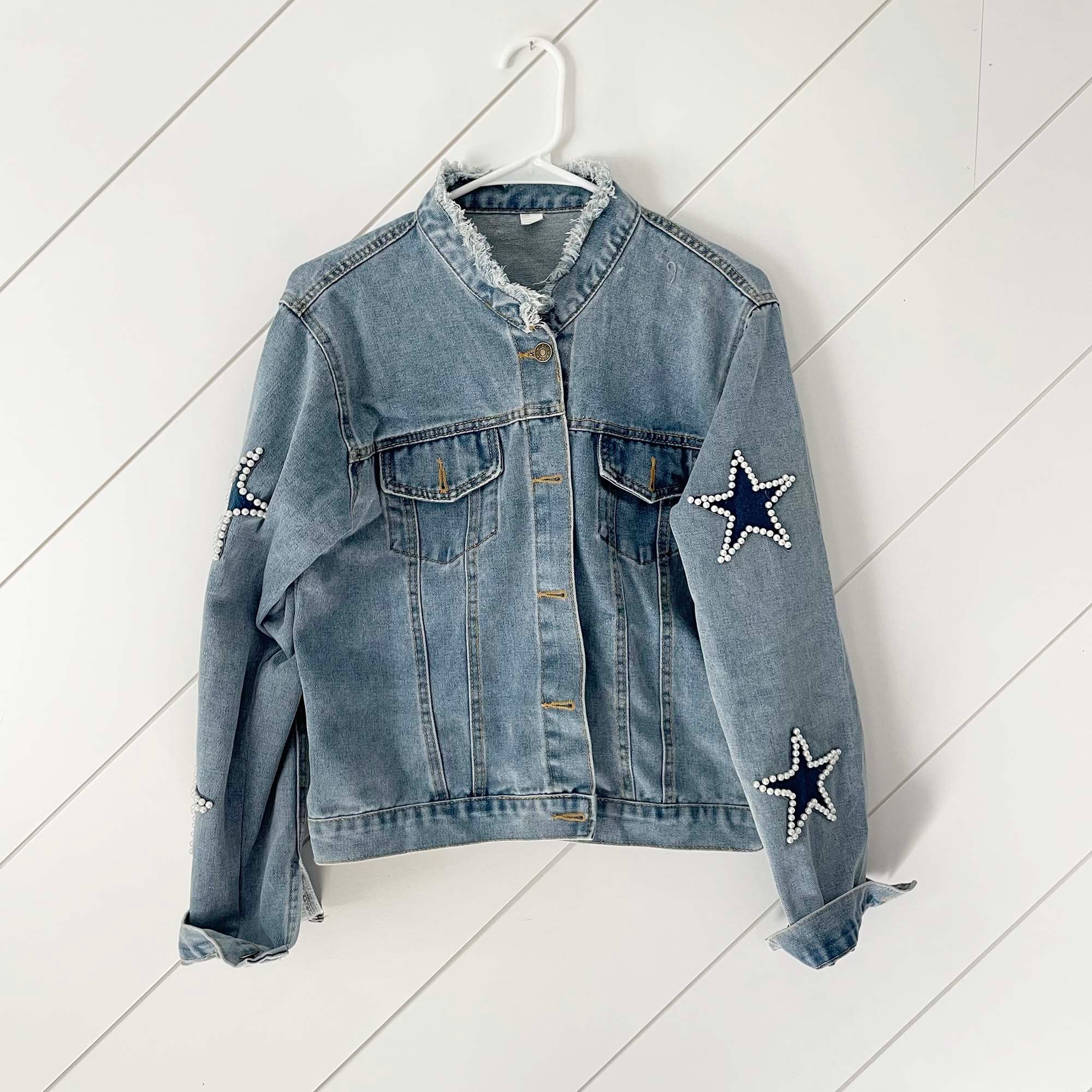 Love Like Jesus Denim Jacket Christian Jean Jacket Floral Faith Jacket ...