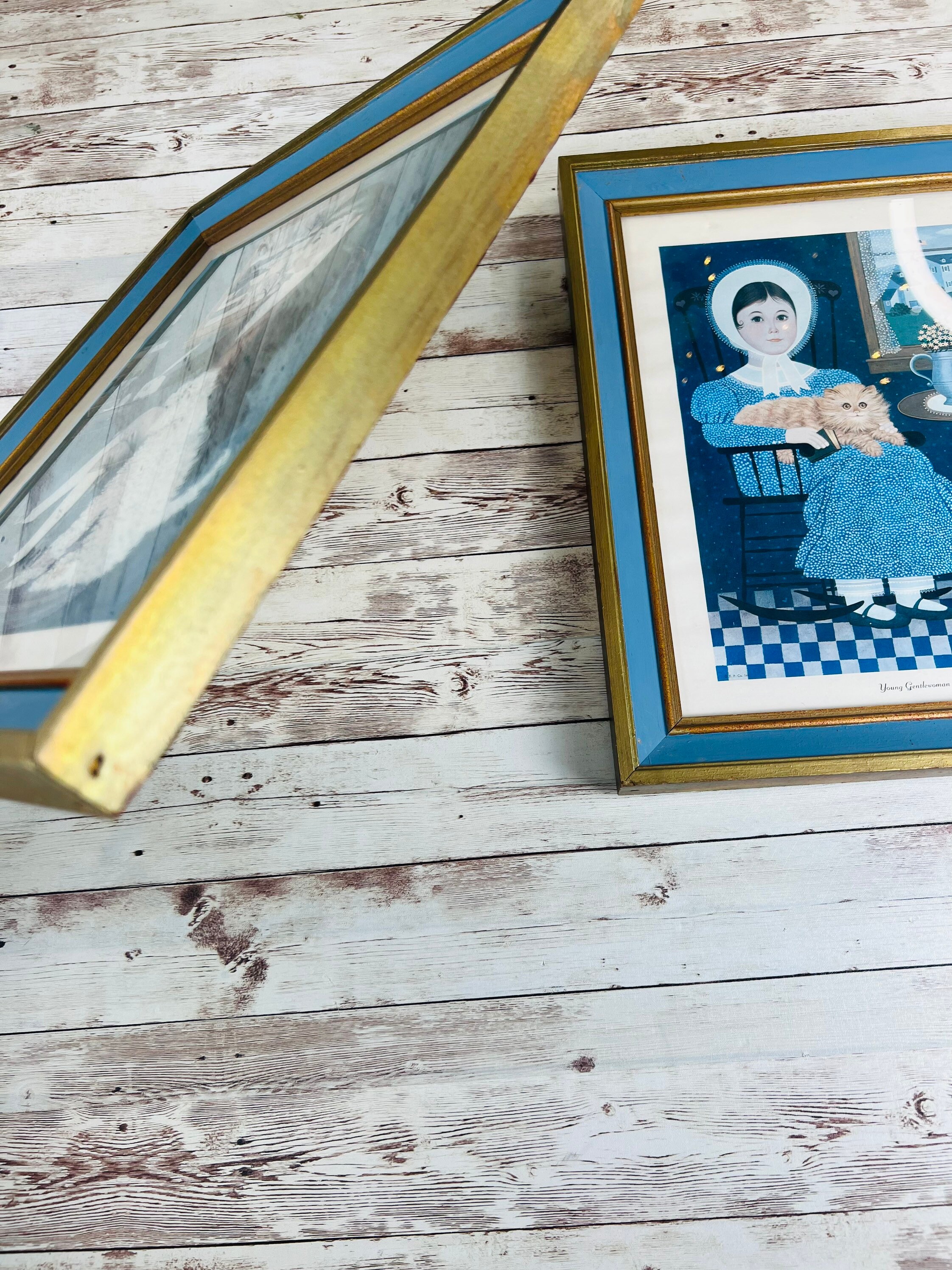 Vintage Fleck Bros. Charles Wysocki Framed Prints Americana - Etsy