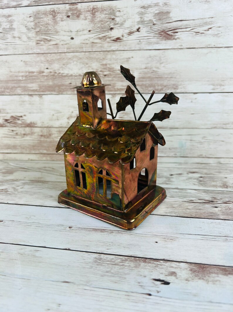 Berkeley Design Vintage Copper Metal Church Music Box - Etsy