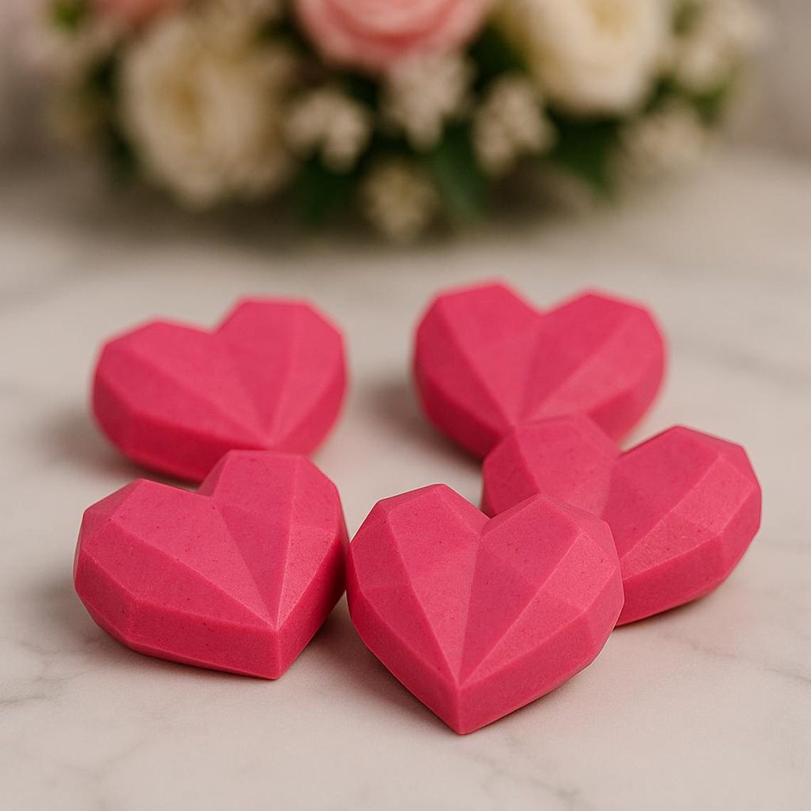 Heart-shaped Goat Milk Soaps Gift Set of 5 - Etsy
