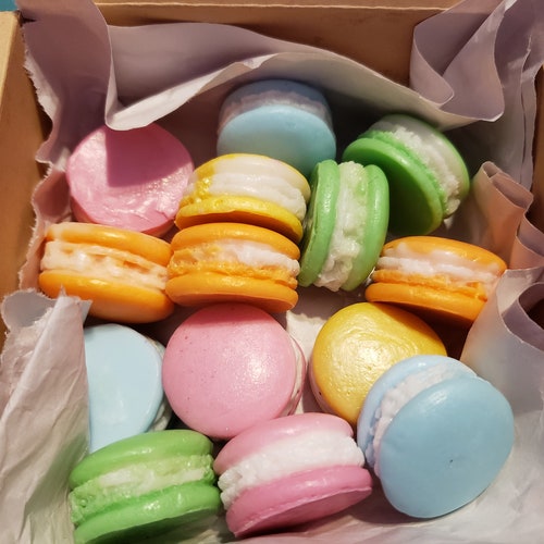 Macaron Soap Set Hostess Soap Macaron Gift Set Rose Macaron - Etsy