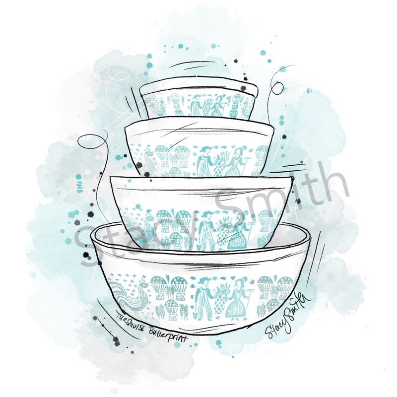 Butterprint Pyrex - Etsy