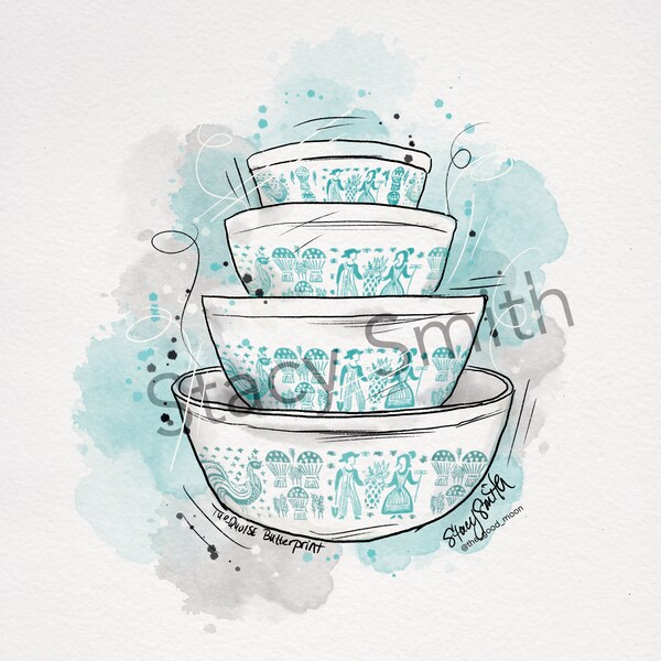 Pyrex Art - Etsy