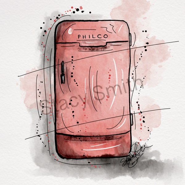 Vintage Refrigerator - Etsy