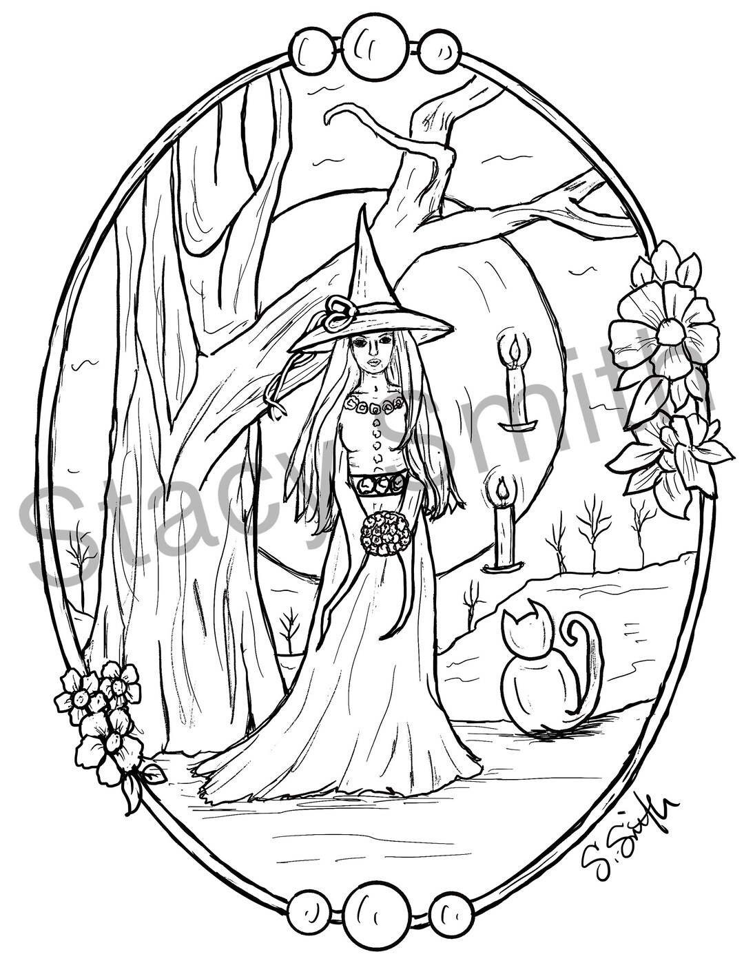 Coloring Page “agnes” - PDF DIGITAL DOWNLOAD - Etsy