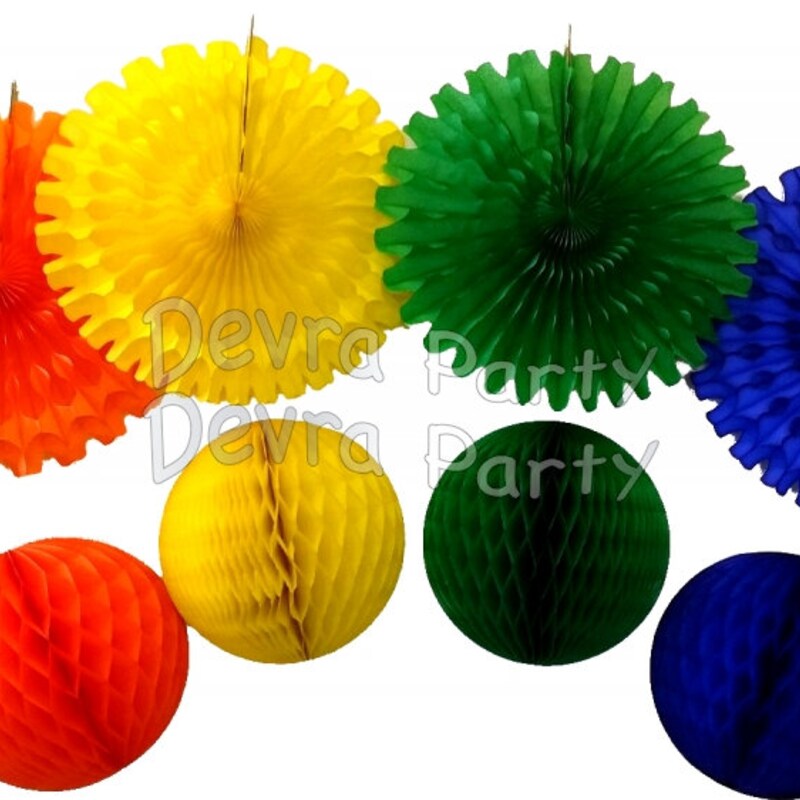 Tissue Paper Fan - Etsy