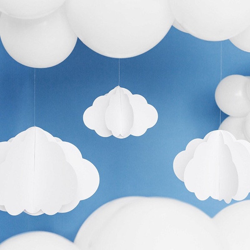 Paper Clouds - Etsy