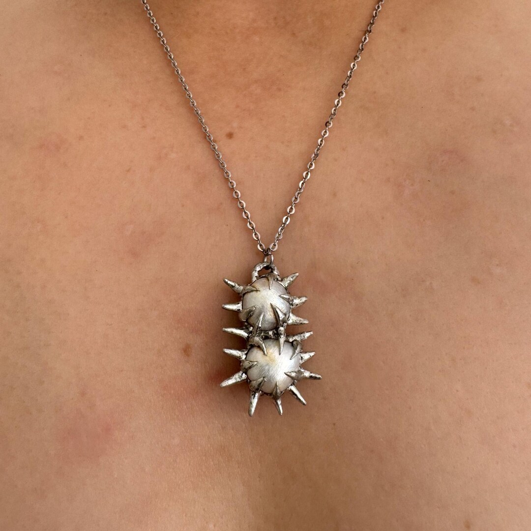 Pearl Necklace Stainless Steel Necklace Silver Pearl Necklace Dainty ...
